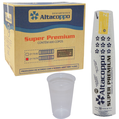 COPO ALTACOPPO ABNT PP TRAN 770 ML C/30